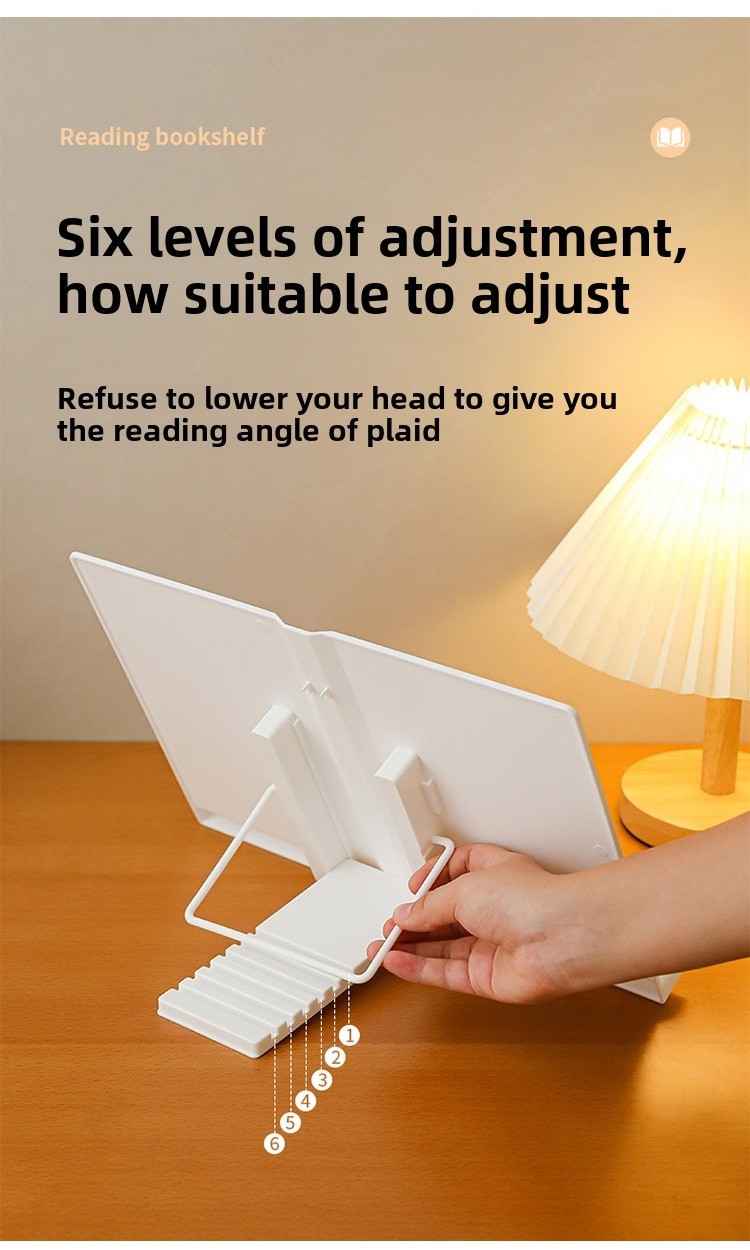 JUJIAJIA Upright reading stand with adjustable design enlarged panel ...