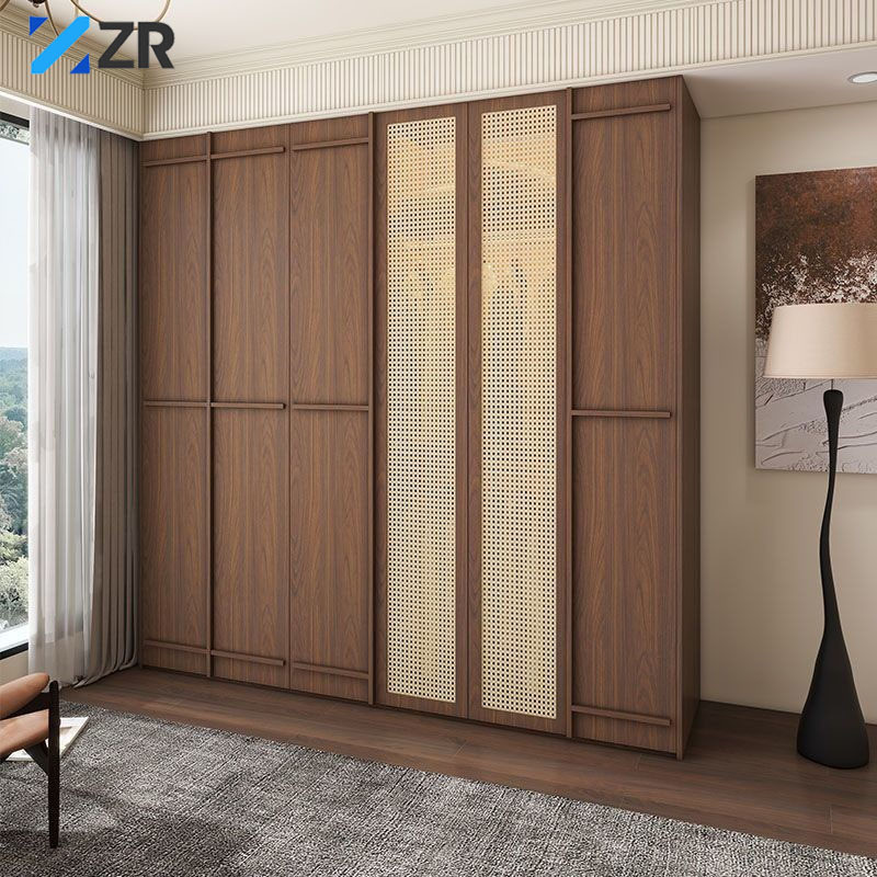 Wardrobe Solid Wood Retro Bedroom Home Medieval Style Wardrobe Skeleton ...