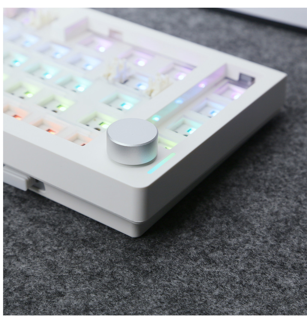 ZUOYA GMK70 Magnetic Split Type Mechanical Keyboard Kit 3mode BT/2.4G ...