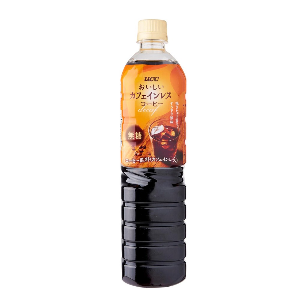 UCC Decaffeinated Ready to Drink No Sugar Black Coffee 900ml | Shopee ...