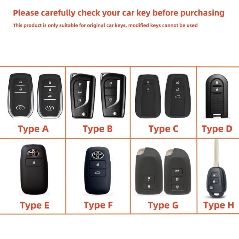 Toyota Key Cover Toyota Keychain Toyota key holder Yaris Yaris Cross ...