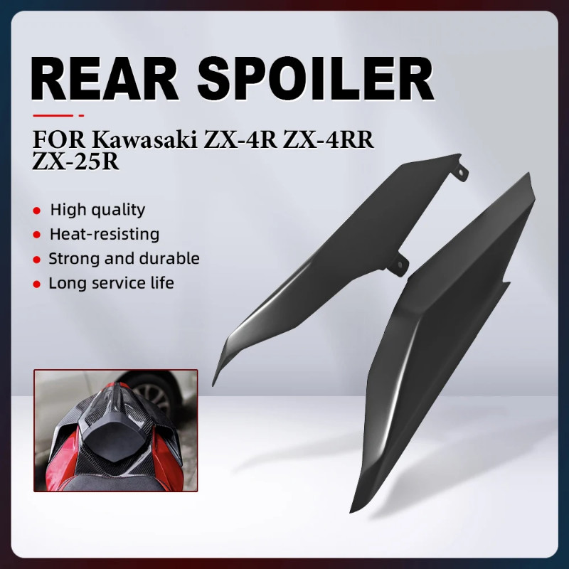 Motorcycle Rear Tail Wing Rear Spoiler For Kawasaki ZX-4R ZX4R ZX-4RR ...