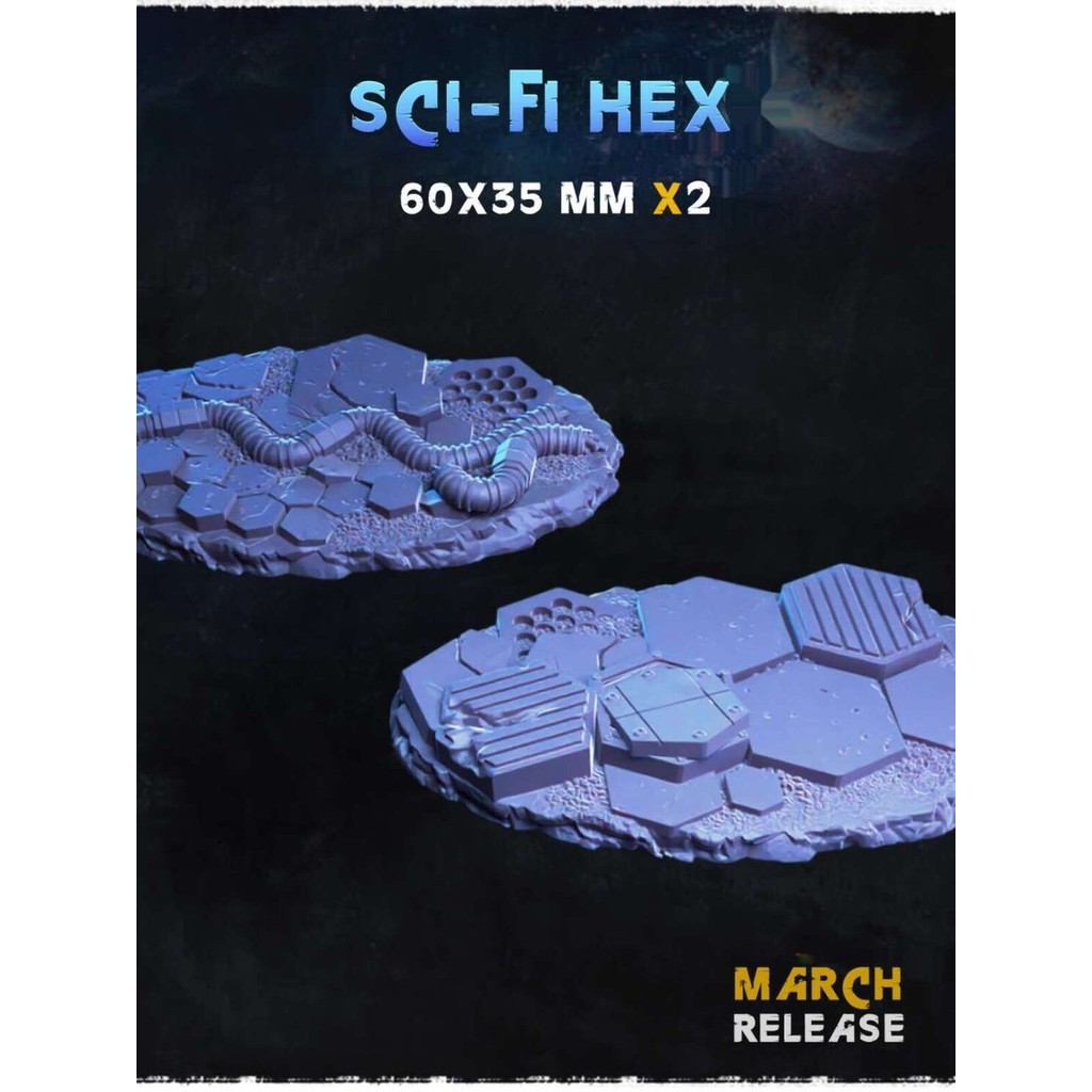 [Board Game] Base Patch Sci-Fi Terrain Cyberpunk Miniature Model ...