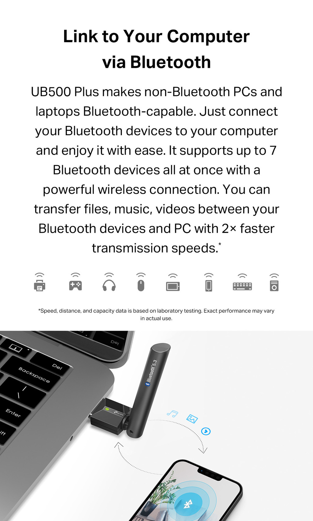 TP-Link UB500 Plus Bluetooth 5.3 Long Range USB Adapter | Shopee Singapore