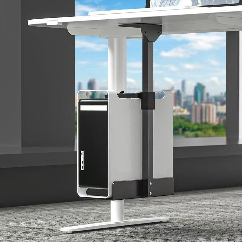 PC Case Holder Under Desk Adjustable CPU Stand Wall Side Computer Lift ...