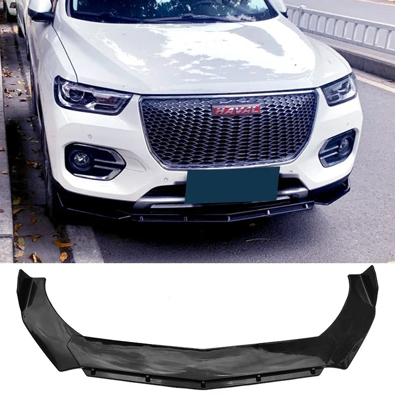 Splitter for HAVAL H6 H4 Carbon Painting Front Bumper Spoiler Diffuser ...