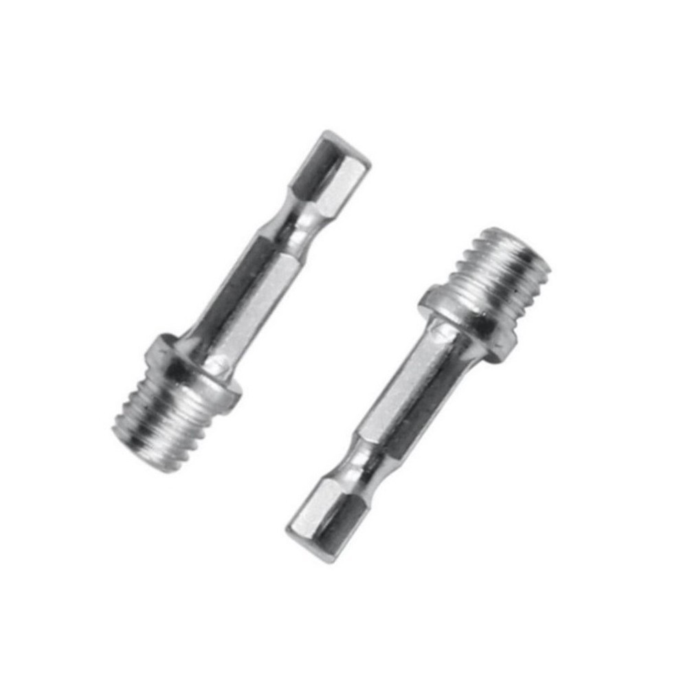 FSFO_2pc 1/4 Hexagon Connecting Rod Adapter Drill Chuck M10 Polishing ...