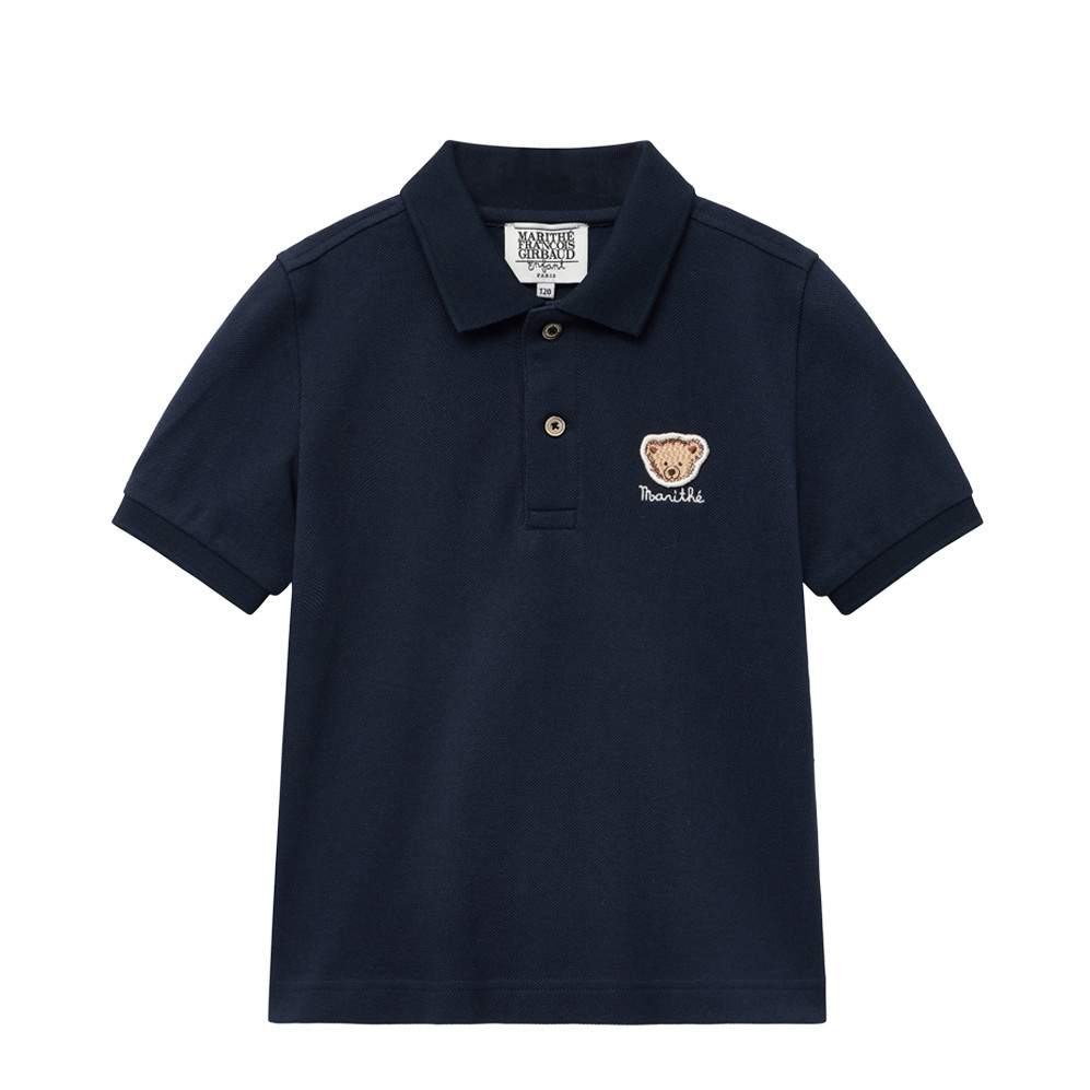 MARITHE FRANCOIS GIRBAUD MARITHE KIDS ENFANT PK Kids Collar T Shirt ...