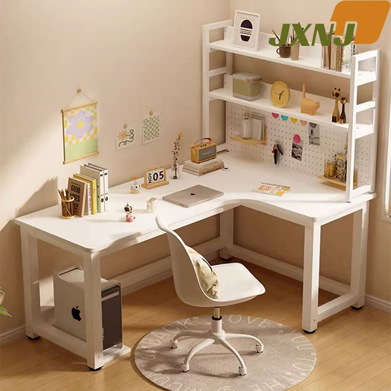 Computer Table L-Type Computer Study with Shees Home Corner Desk ...