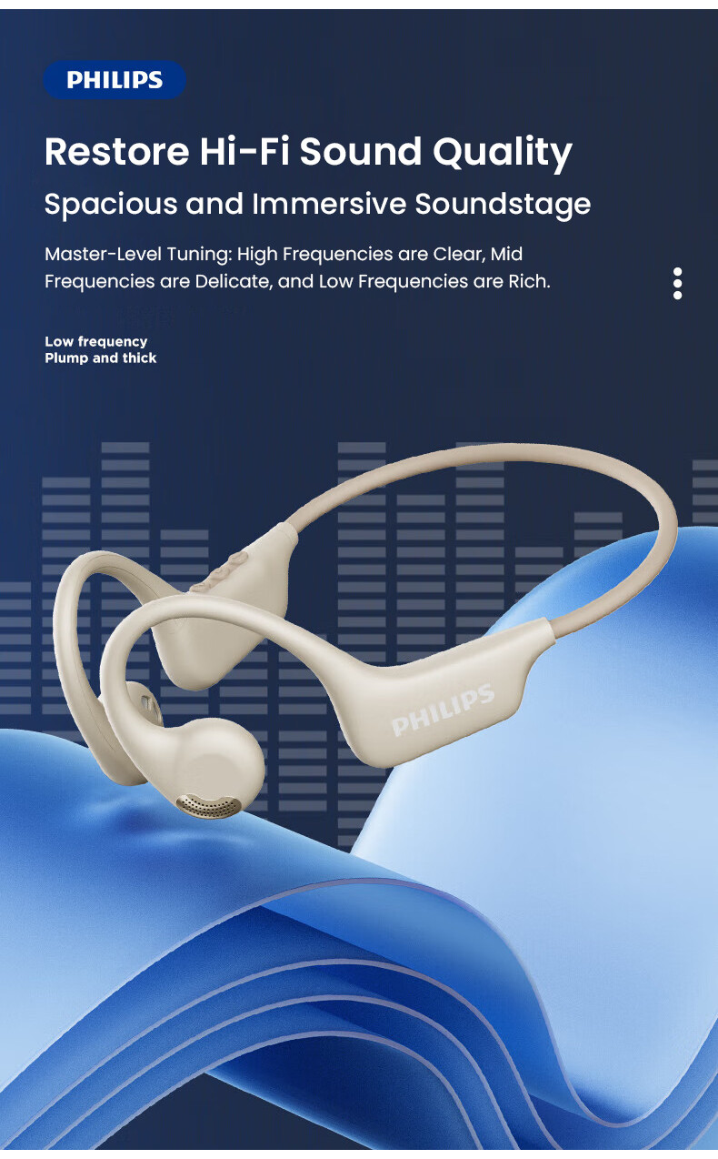 Philips Open-Ear Bone Conduction Sports Headphones TAA1708 | Shopee ...