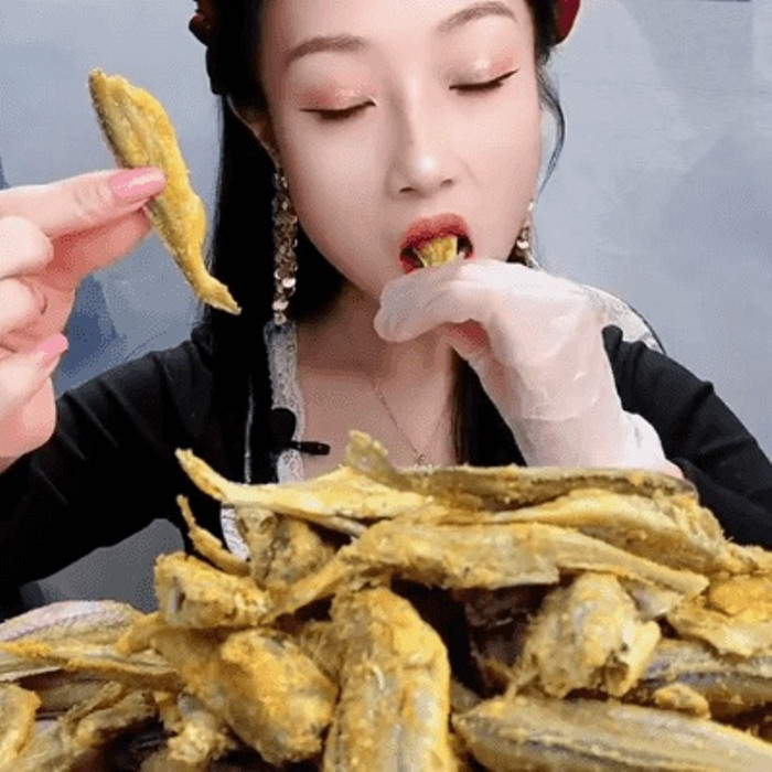 💕Local Sale💕Crispy Deep-Sea Yellow Croaker Edible dried fish crisps high protein / casual ...