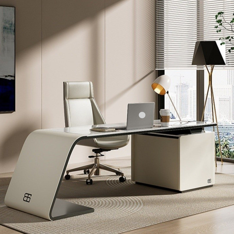 DY Luxury Board Desk Italian Minimalist Office Modern Home Study Table ...