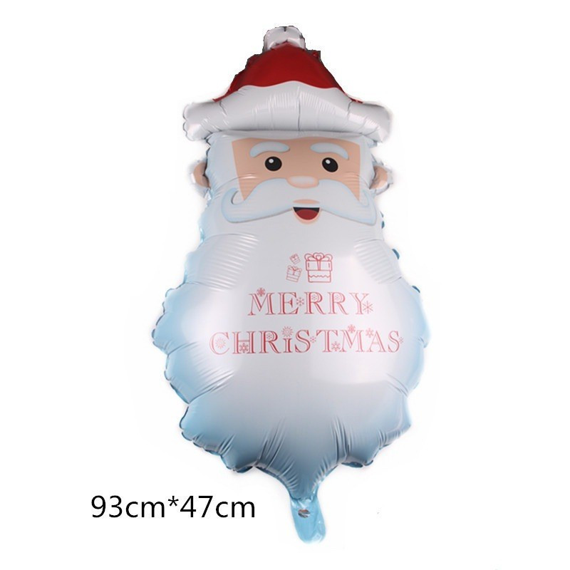 Santa Claus Foil Balloons - Extra Large 60 Inch Santa Claus Balloons ...