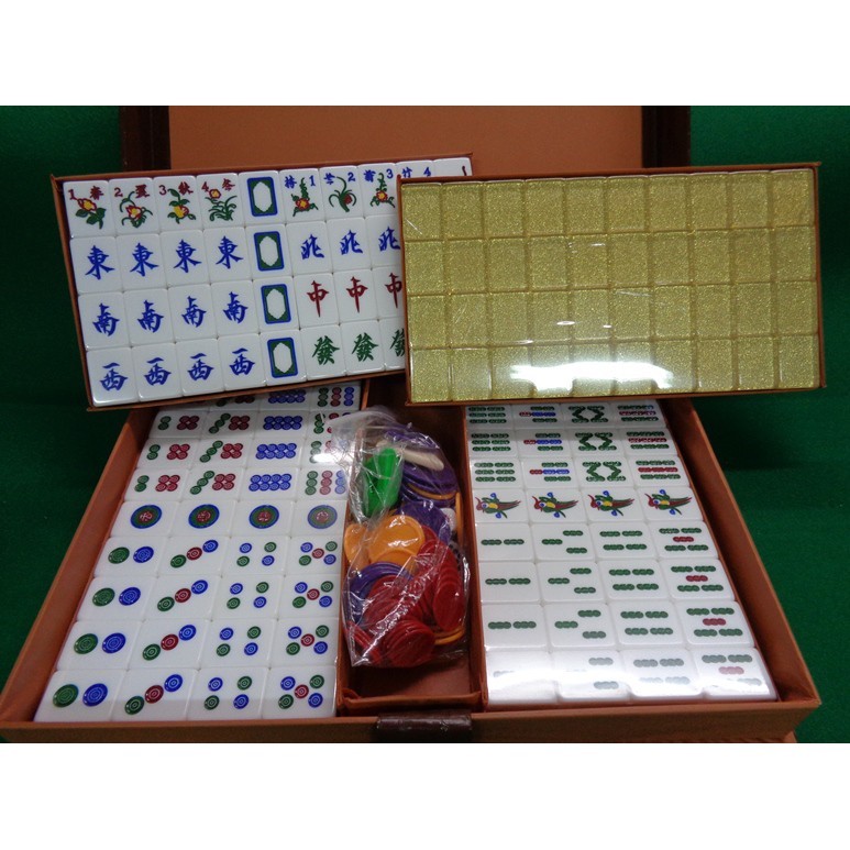 🏠💥37mm Crystal Acrylic Mahjong Set 160 Tiles Mahjong Singapore Mahjong ...