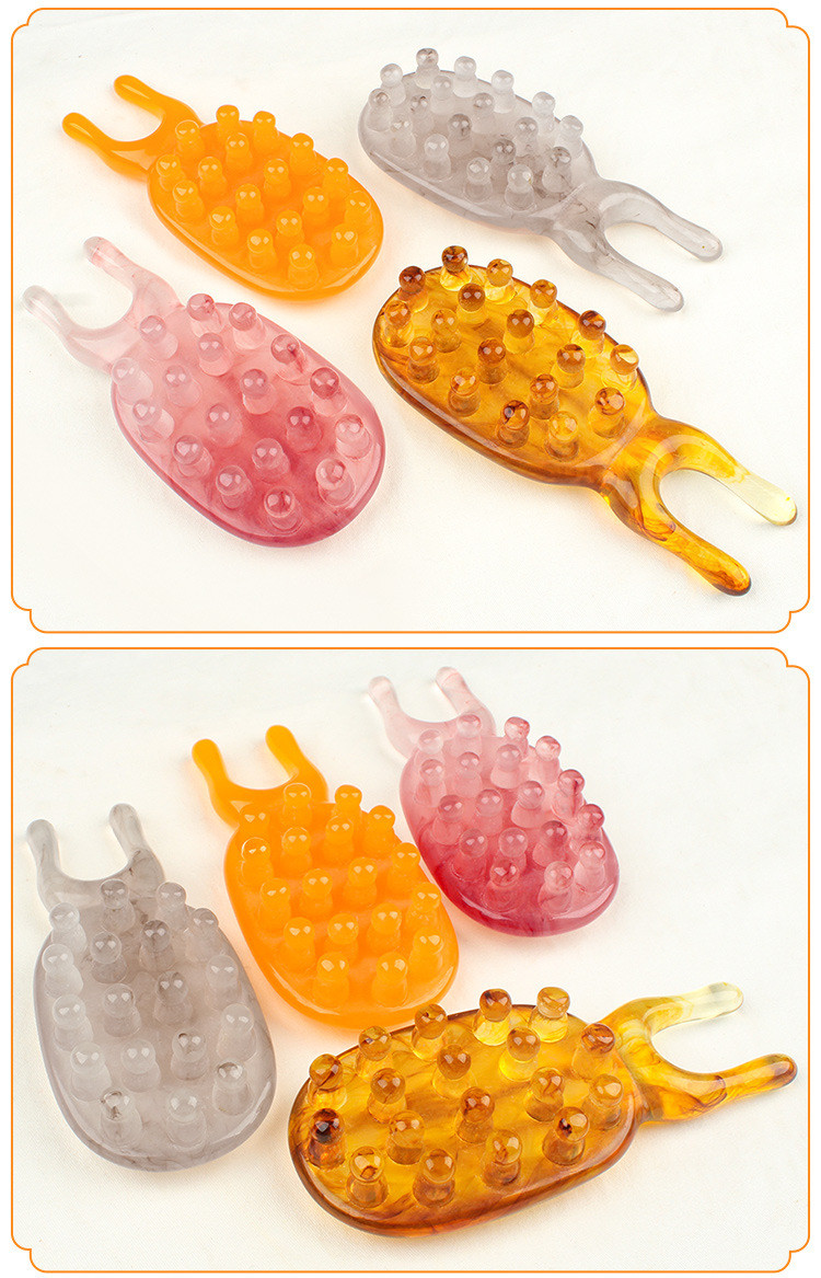 2-in-1 Frog-Shaped Eye & Nose Massager - Head Meridian Comb with Nasal ...