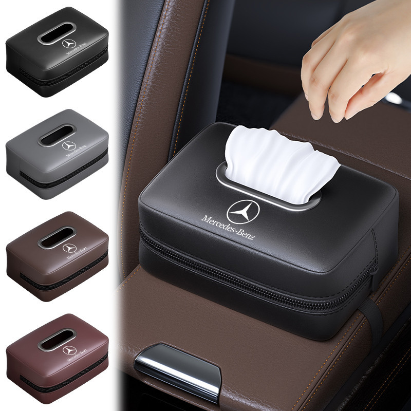 Leather Tissue Box For Mercedes Benz Class W212 W211 W210 W203 W204 ...