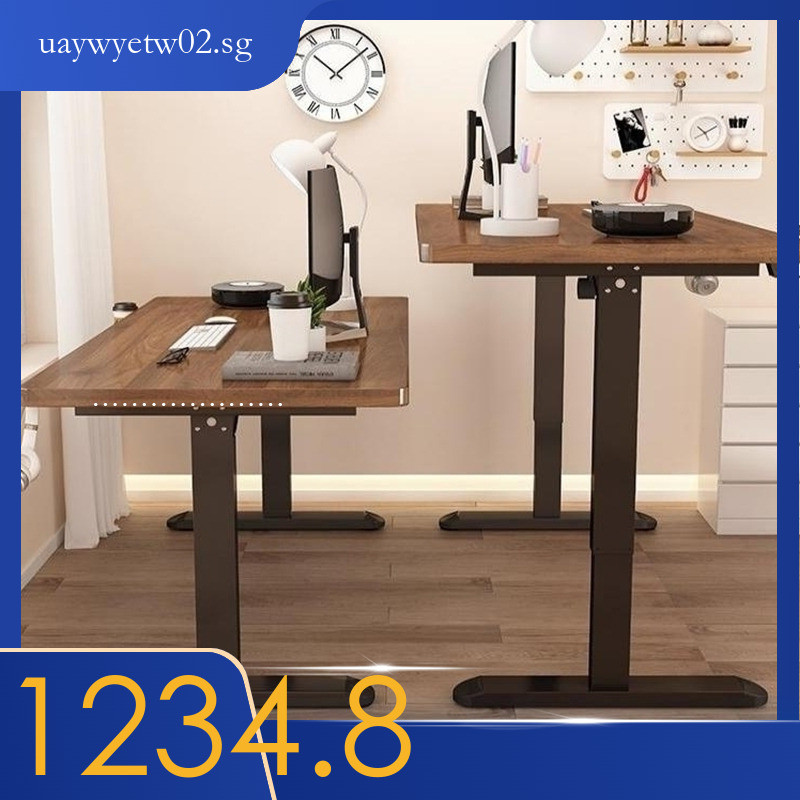 Small Standing Adjustable 80cm House Desk 3 Memory Height Study Table ...