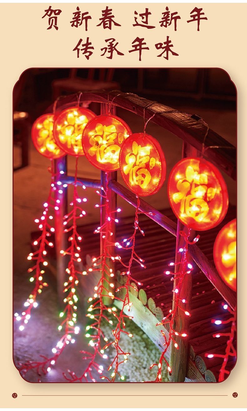 Firecracker Light Plug in Concatenable String Lights Outdoor Light ...