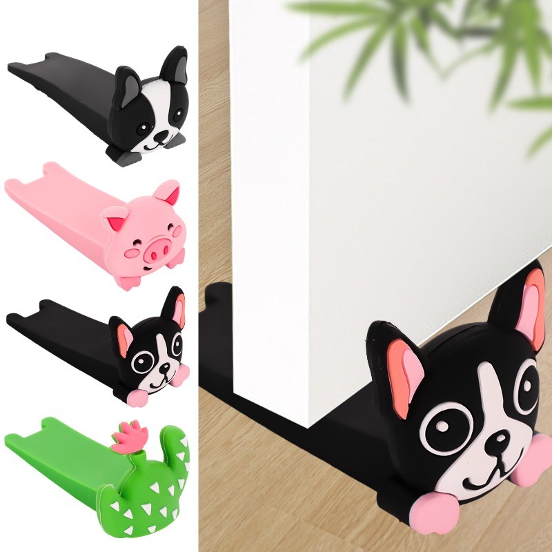 [ Featured ] Anti Pinch Door Obstruction - Cartoon Animals Door Blocker ...