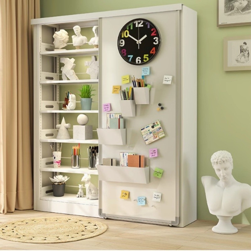 Bookshelf Bookshelf Steel Library Integrated With BookShelf | Shopee ...