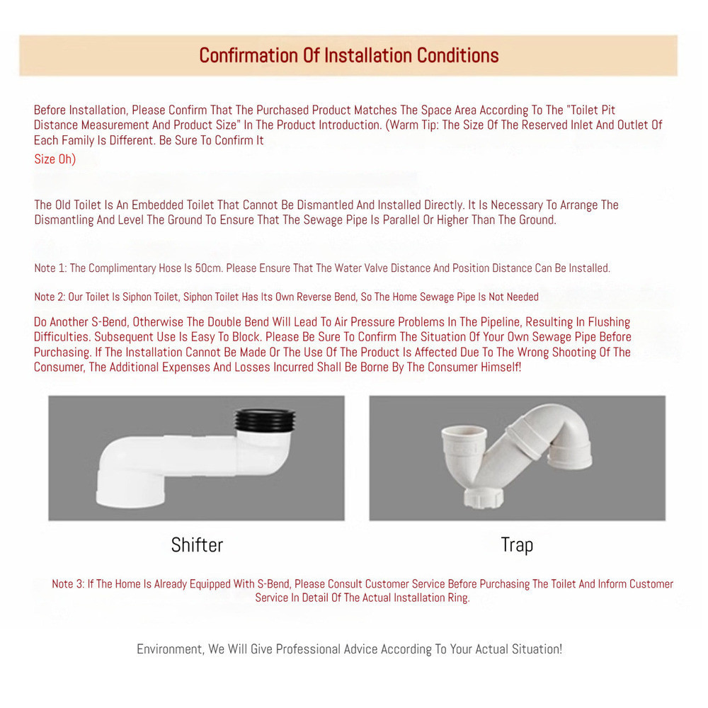 Super Vortex Siphon Flushing Toilet Bowl Water Conservation Toilet Anti ...