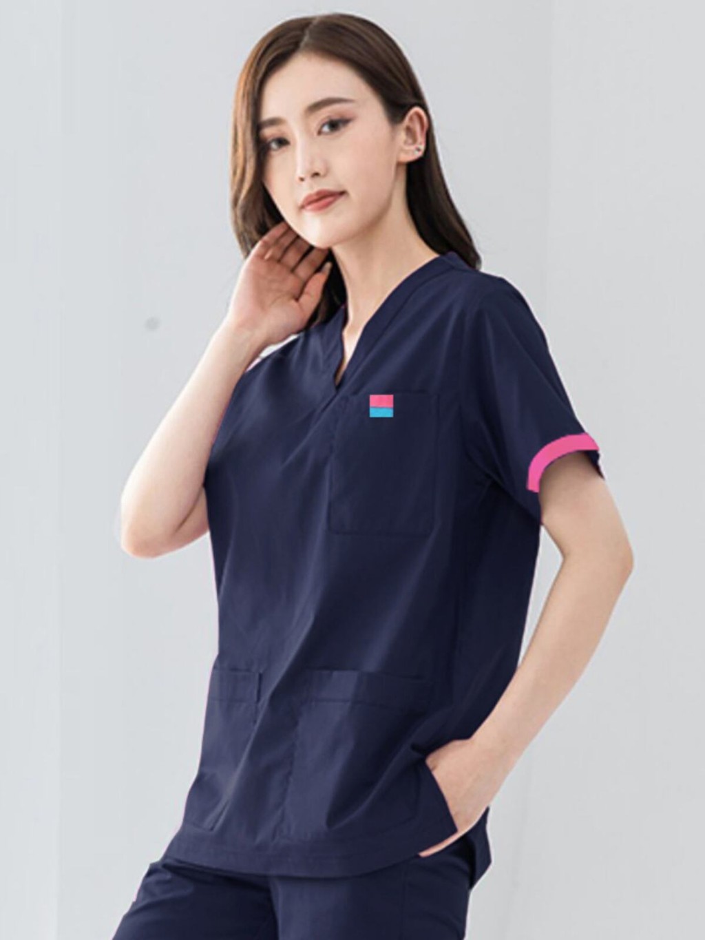 #SG- . Plus Size Hand Wash Clothes Short-Sleeved Doctor Work Clothes ...