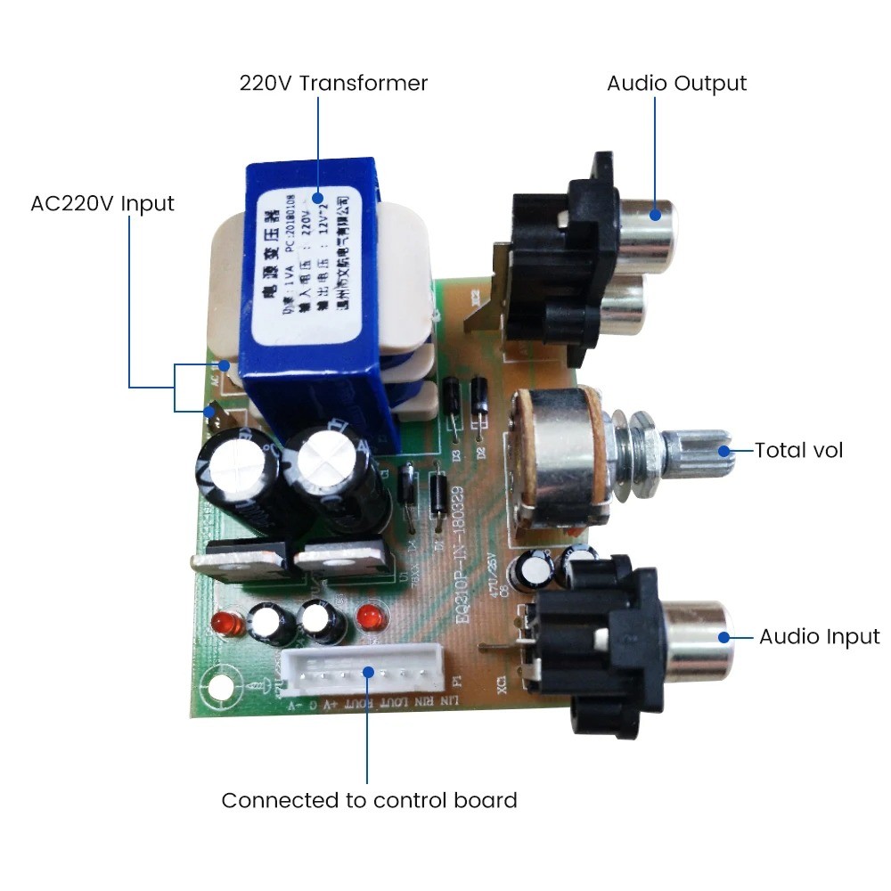 EQ Equalizer Board Stage Professional Tone Preamplifier Amplifier ...