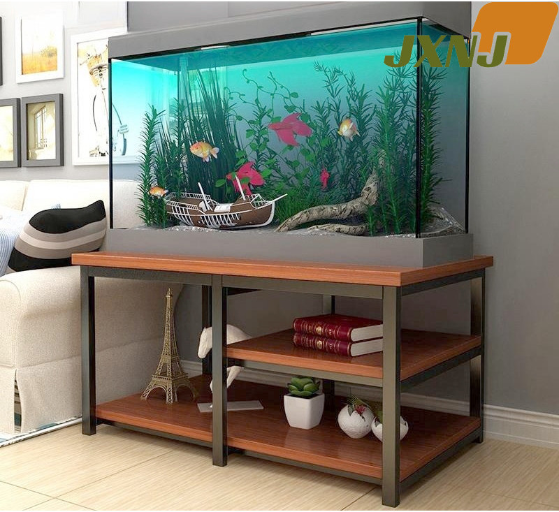 Fish tank cabinet stand table furniture frame steel wood base shelf ...