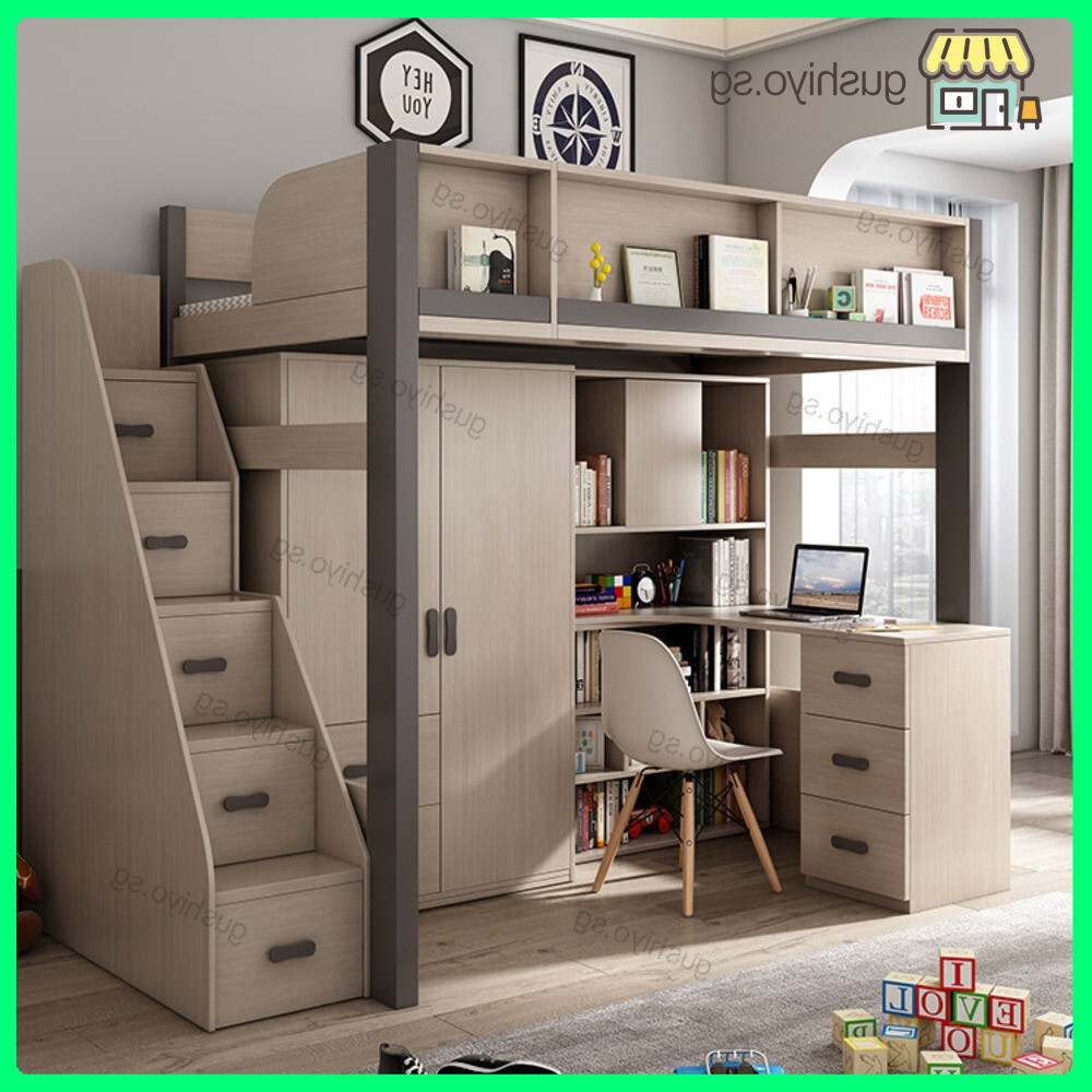 Bed Children Bunk Kids Bed Table Bed And Combination Small Unit Double ...
