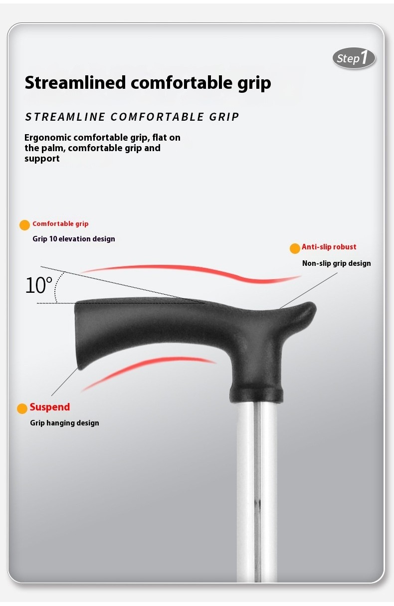 [Walking Stick to Seat] A walking stick for support Elderly Walking ...