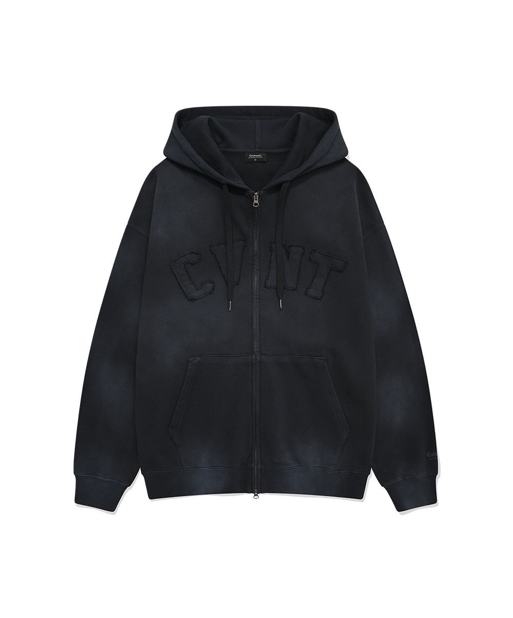 COVERNAT CVNT Dying Overfit Hoodie Zip-up Unisex Jacket - 2 Colors ...