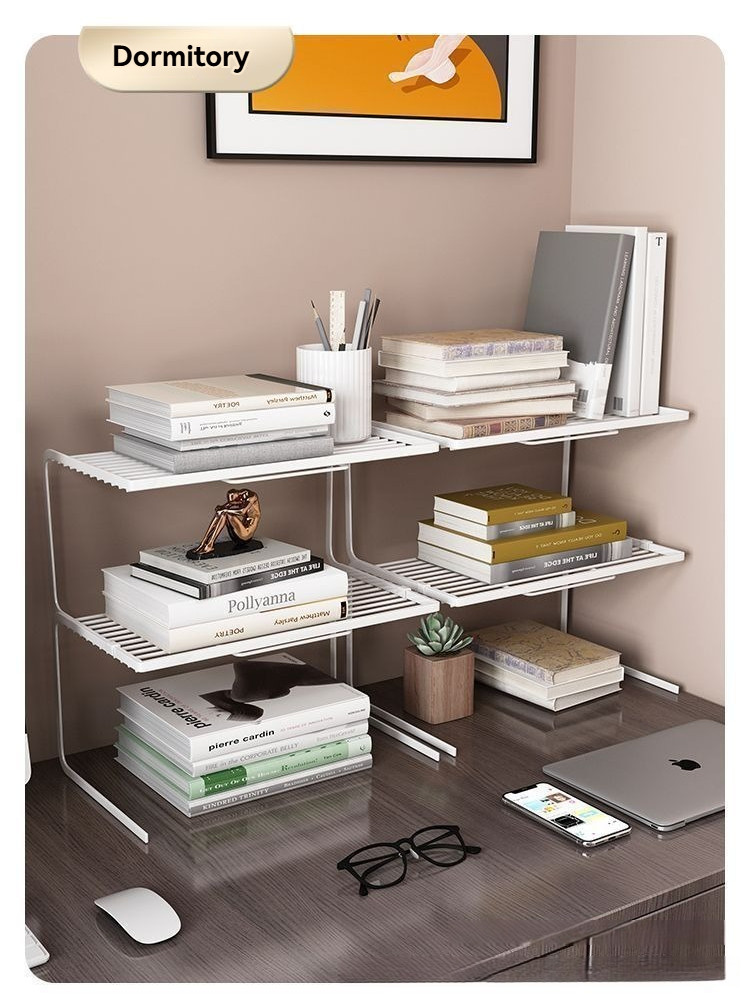 Kitchen Countertop Tiered Shelf Organizer Kitchenware Storage with ...