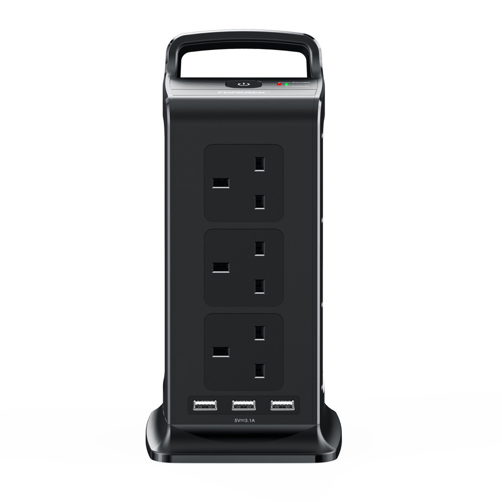 Multi Purpose USB Vertical Tower Shaped Socket High Power Multi Hole ...