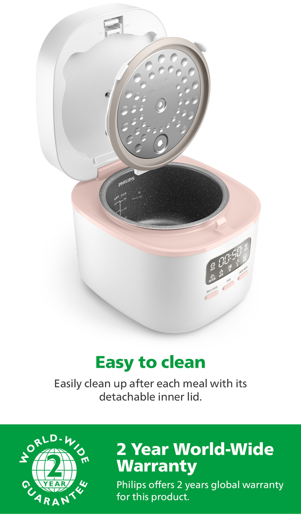Philips Rice Cooker 3000 Series Mini Rice Cooker 0.54L HD3064/62 ...