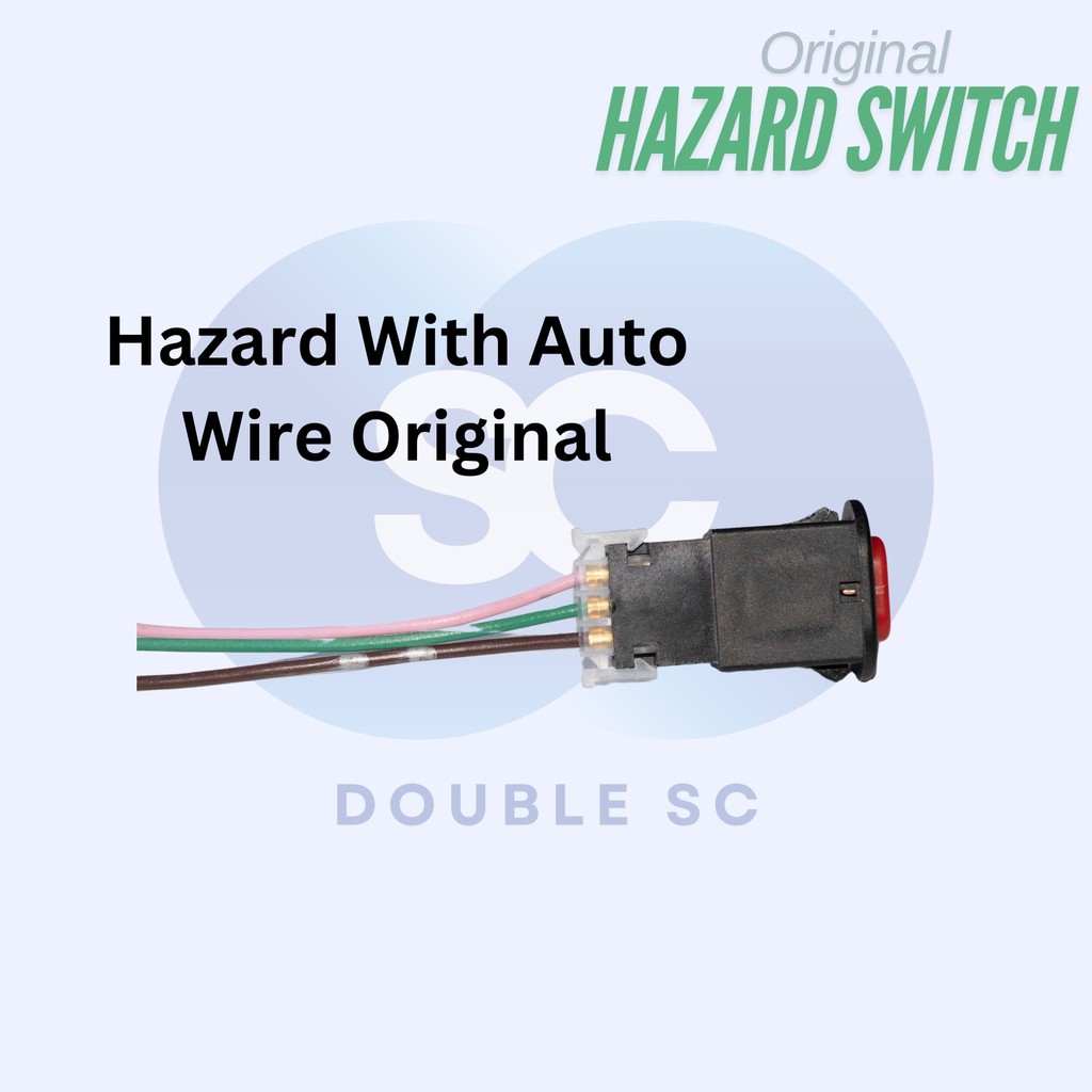 Universal Motorcycle Hazard Switch Button Set - On/Off (10 Pieces ...