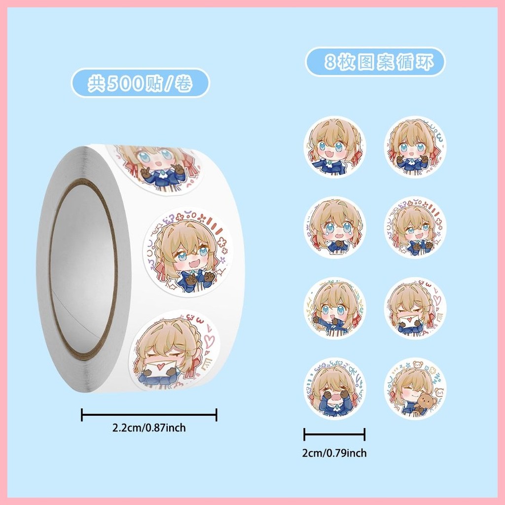 [GUYN] Stickers Violet Evergarden Violet Evergarden Q Version Stickers ...
