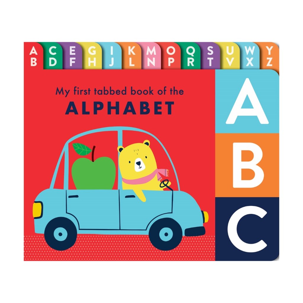 My First Alphabet Tabbed Board Book For Toddlers & Kids To Learn ABCs ...