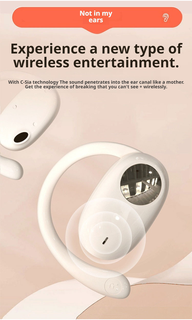 180° Rotating Open Ows Bluetooth Headset Ultra-Sensitive High-Quality ...