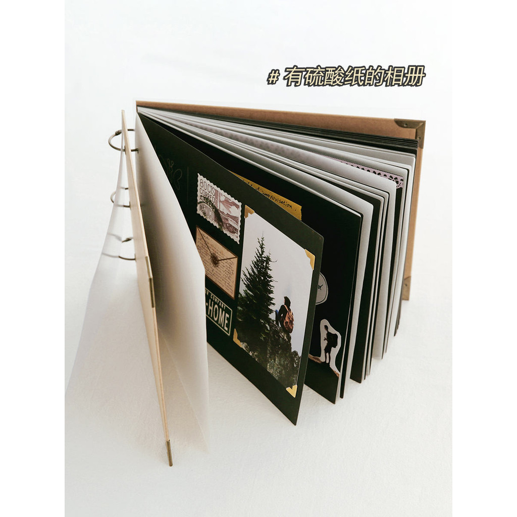 - New ** Kraft Paper Photo Album diy Handmade Commemorative Album ...
