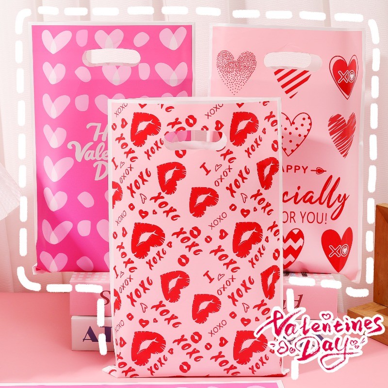 Gift Bags - Large Capacity, Reusable - Valentine's Day Storage Pouch ...