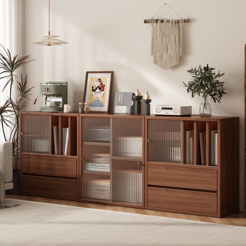 Bucket Cabinet Storage Cabinet Integrated Living Room Display Cabinet ...