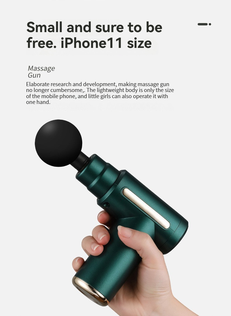 High Frequency Massage Gun Muscle Relaxation Fitness Smart Mini ...