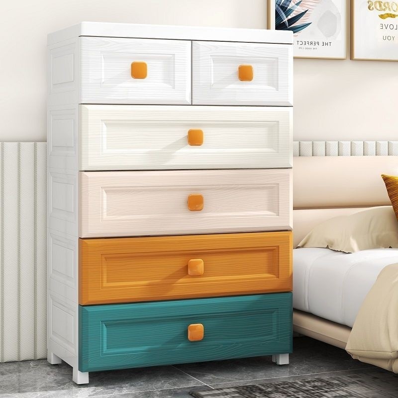 Storage Cabinet European Style Plastic Drawer Storage Cabinet Child ...