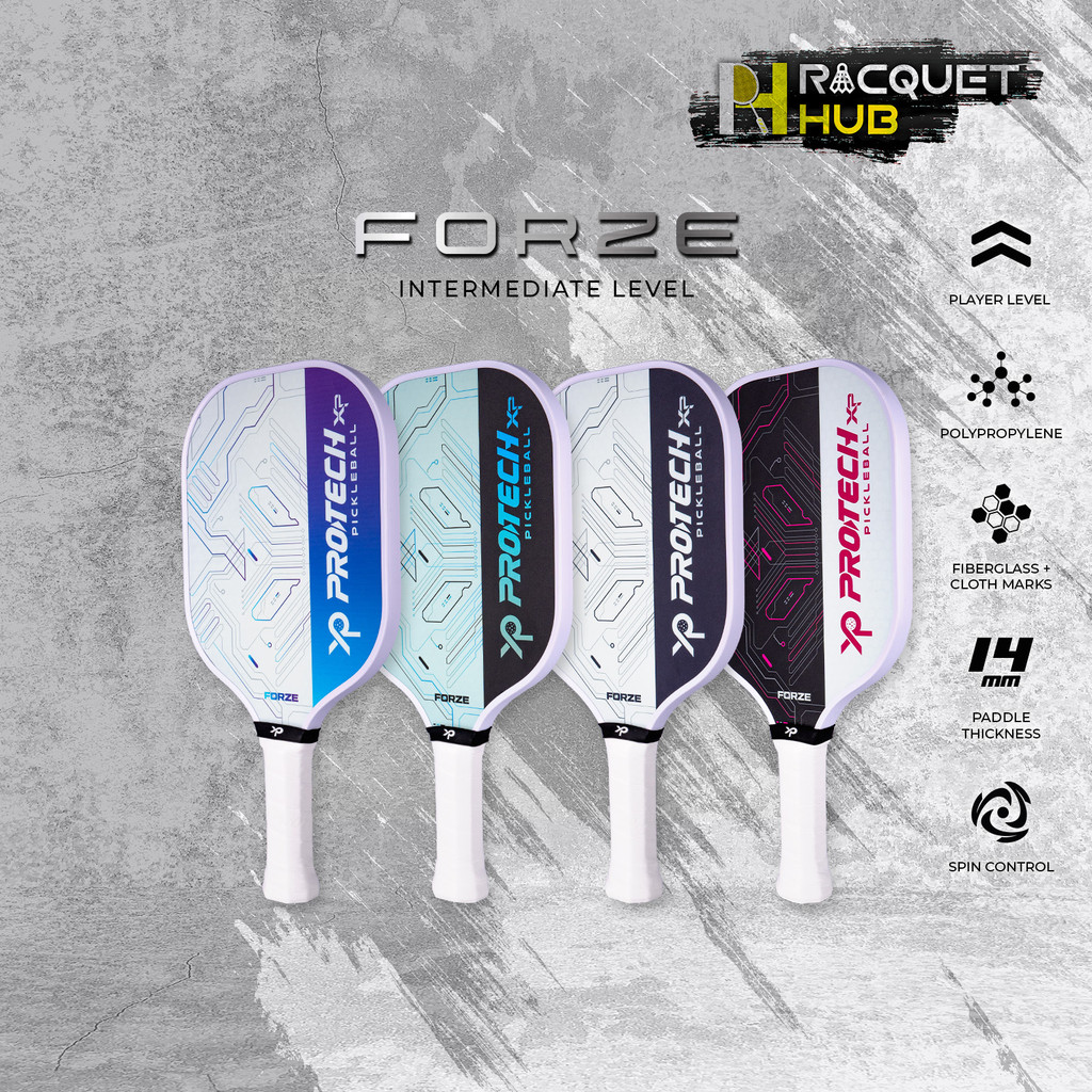 Protech XP Pickleball Paddle -"FORZE" Series (1 Paddle with Cover) (Intermediate to Advance ...