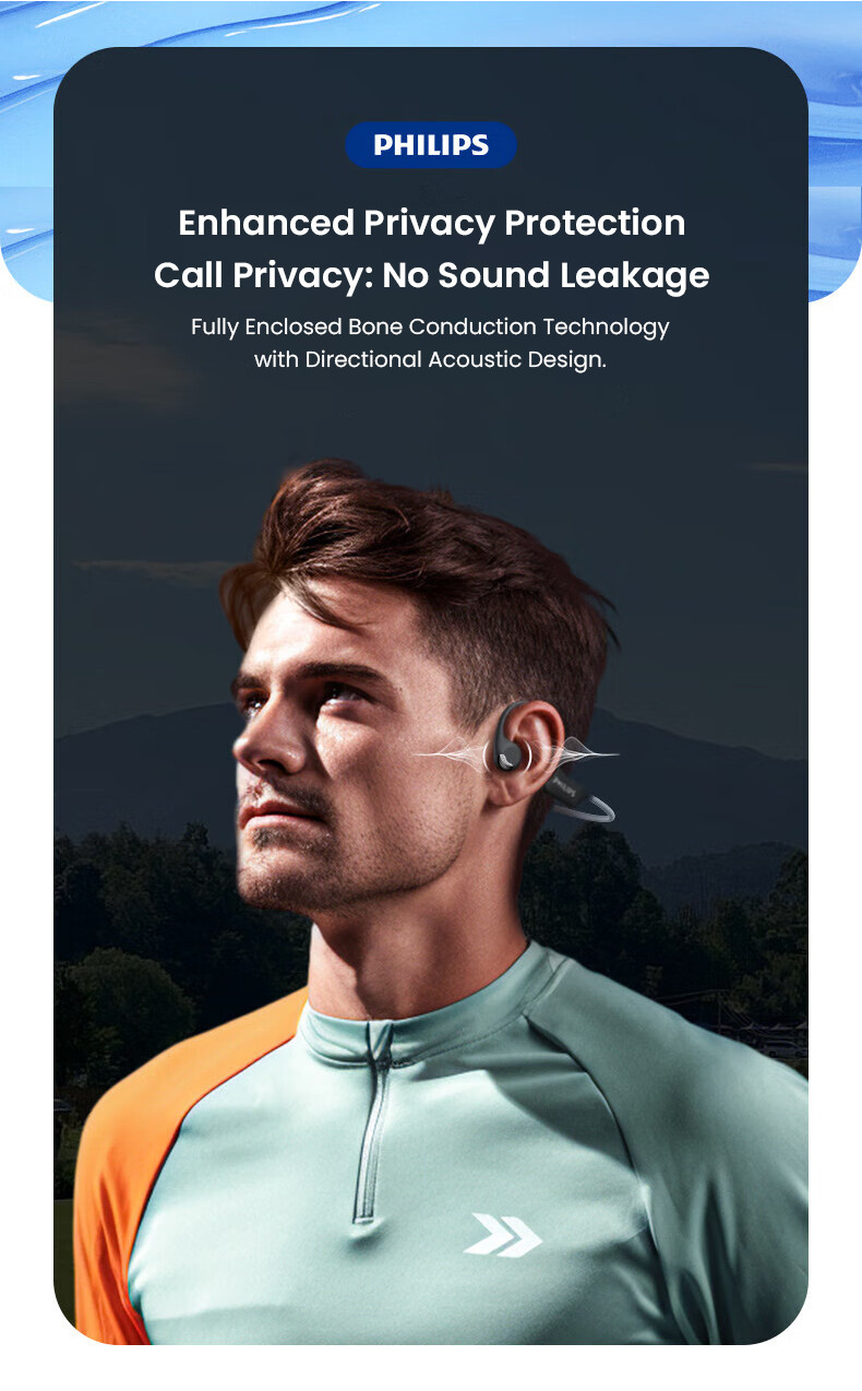 Philips Open-Ear Bone Conduction Sports Headphones TAA1708 | Shopee ...