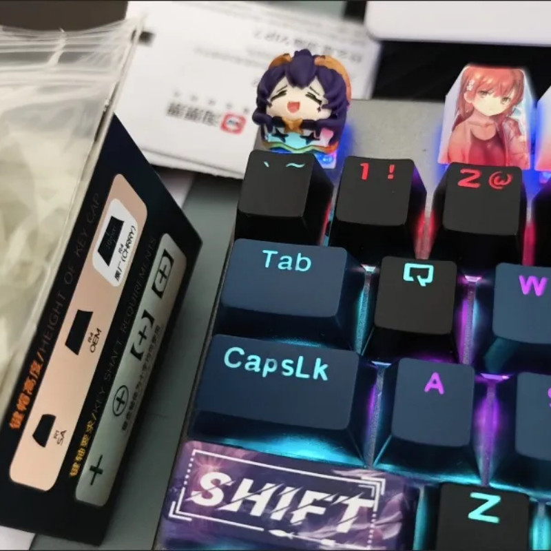 Hiiragi Utena Keycap Cute Cartoon MX Switch Mechanical Keyboard ...