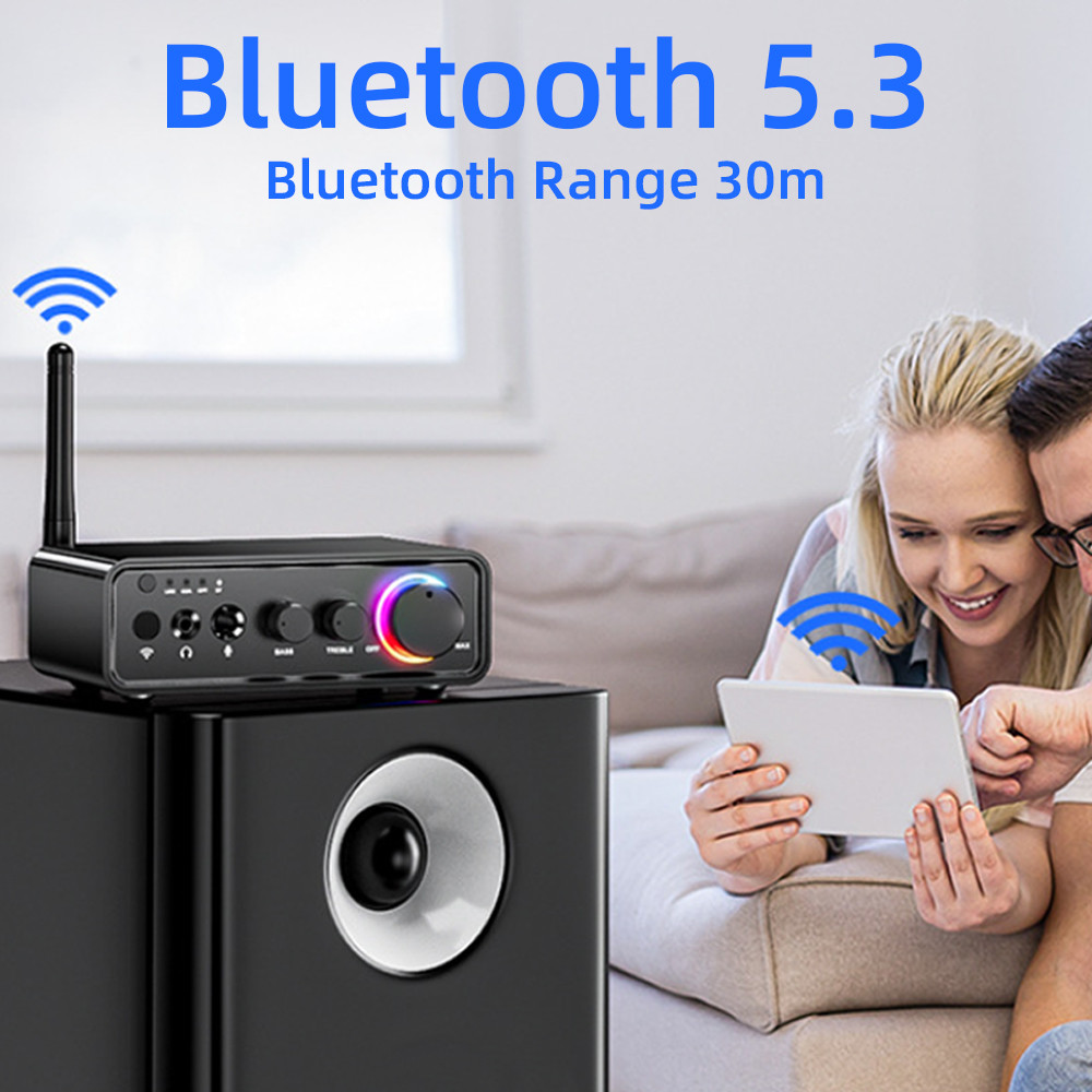 Bluetooth 5.3 Mini TPA3116D2 Class D Power Amplifier 2.0 Audio ...