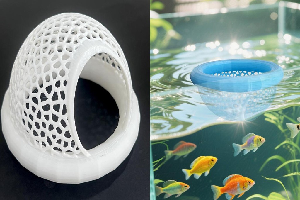 [EY] Aquarium Accessory for Betta Tanks Secure Habitat for Betta and ...