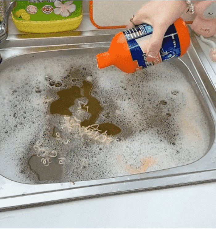 MOMENG Foaming Lemon Drain Clog Remover Agent 管道疏通剂Powerful Cleaning ...