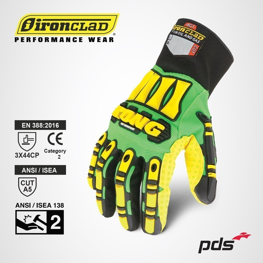 Ironclad KONG A4 Cut Level E Impact Resistant Safety Gloves | Shopee ...